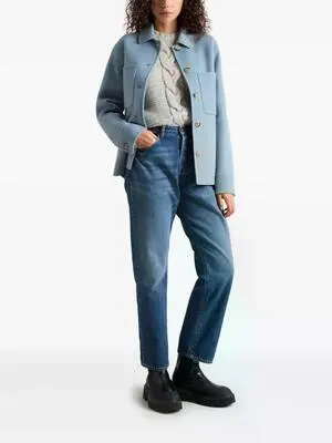 Woolrich Buttoned Wool Overshirt