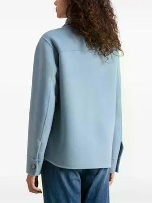 Woolrich Buttoned Wool Overshirt