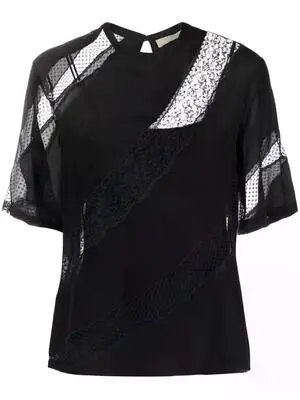 Elie Saab Lace-paneled T-shirt
