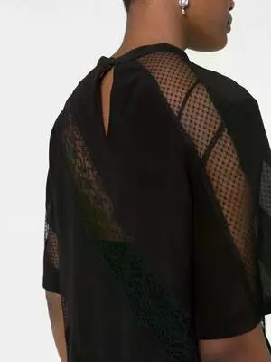 Elie Saab Lace-paneled T-shirt