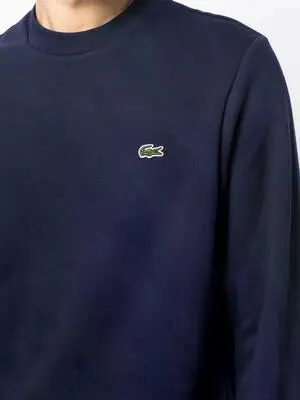 Lacoste Classic Logo-patch Sweatshirt - Blue