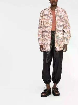 Isabel Marant Étoile Elize Camouflage-print Cotton Jacket - Neutrals