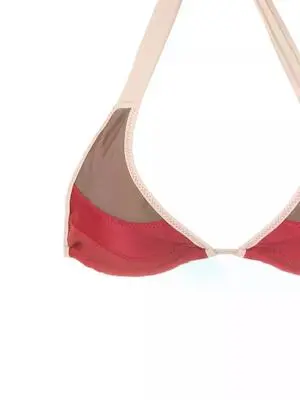 AMIR SLAMA Colour-block Tie-side Bikini Set
