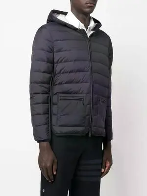 Thom Browne Zip-front Padded Jacket - Blue
