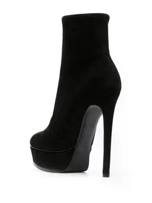 Casadei Flora 140mm Platform Ankle Boots