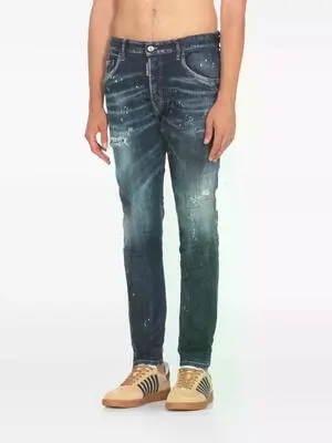 Dsquared2 Distressed Skinny Jeans - Blue