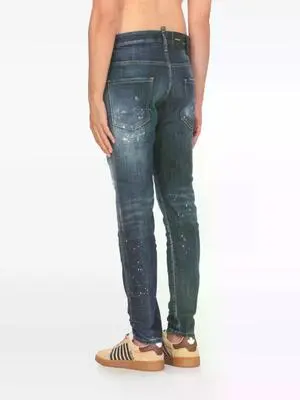 Dsquared2 Distressed Skinny Jeans - Blue