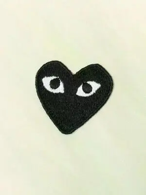 Play Comme Des Garcon Big Heart Zip-up Sweatshirt