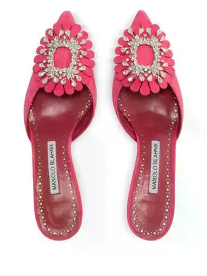 Manolo Blahnik 50mm Shog Mules