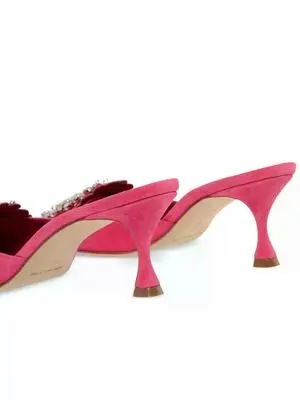 Manolo Blahnik 50mm Shog Mules