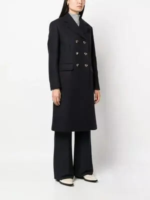 Miu Miu Double-breasted Virgin Wool Coat