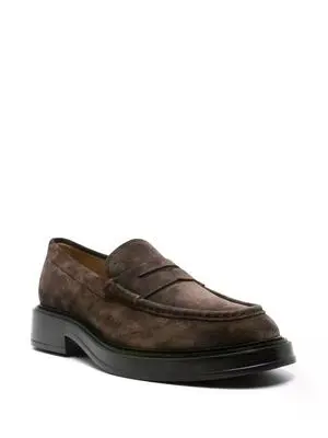 TOD'S Suede Loafers - Brown