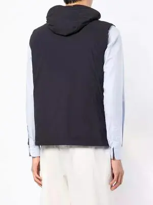 Herno Hooded Press-stud Sleeveless Gilet