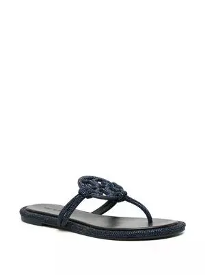 Tory Burch Miller Pavé Crystal-embellished Sandals