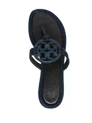 Tory Burch Miller Pavé Crystal-embellished Sandals