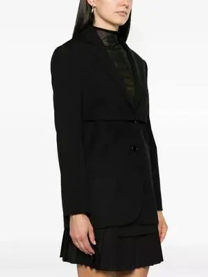 COURREGES Strap Single-breasted Blazer