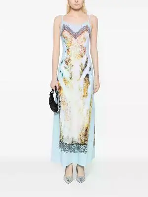 Y/project Graphic-print Slip Dress