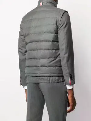 Thom Browne Super 120s Down-filled Ski Vest - Grey