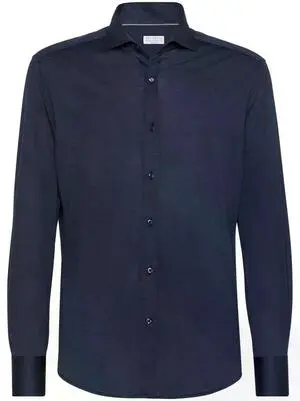 Brunello Cucinelli Silk-cotton Jersey Shirt