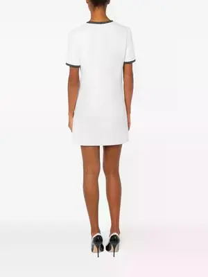 Moschino Contrasting-trim Mini Dress