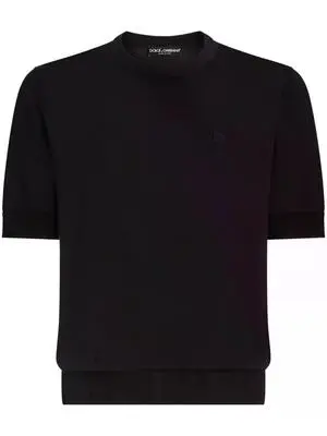 Dolce & Gabbana Logo-embroidered T-shirt