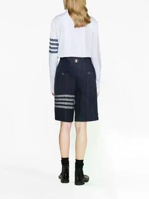 Thom Browne 4-bar Stripe High-waisted Shorts
