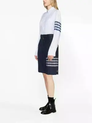Thom Browne 4-bar Stripe High-waisted Shorts