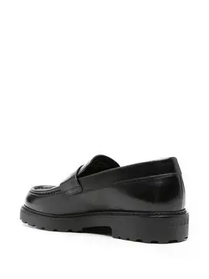 Bally Logo-debossed Leather Loafers