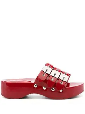 Philosophy Di Lorenzo Serafini X Scholl Patent Slip-on Sandals