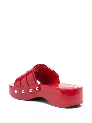 Philosophy Di Lorenzo Serafini X Scholl Patent Slip-on Sandals