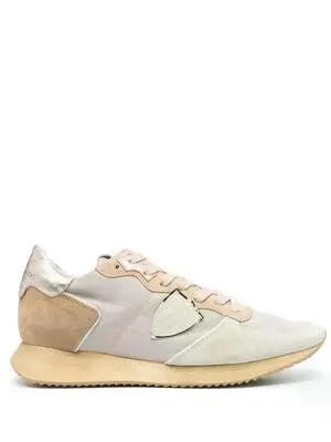 Philippe Model Suede Low-top Sneakers - Neutrals