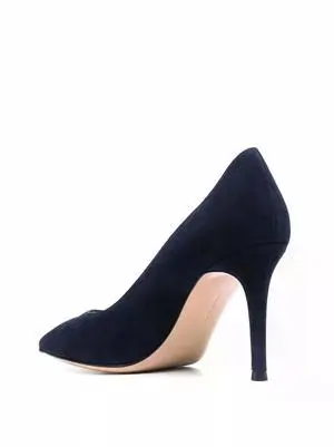 GIANVITO ROSSI 85mm Suede Pumps - Blue