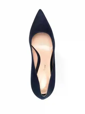 GIANVITO ROSSI 85mm Suede Pumps - Blue