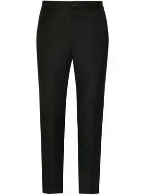 Dolce & Gabbana Logo-trim Tailored Trousers