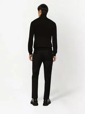 Dolce & Gabbana Logo-trim Tailored Trousers