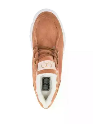 Casadei Shearling-lined Mid-top Sneakers