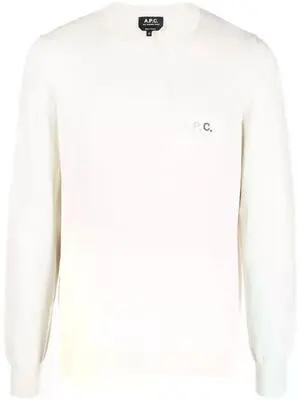 A.p.c. Logo-embroidered Sweater