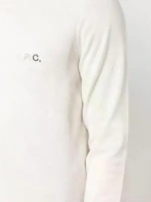 A.p.c. Logo-embroidered Sweater