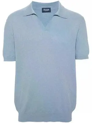 DRUMOHR Split-neck Polo Shirt