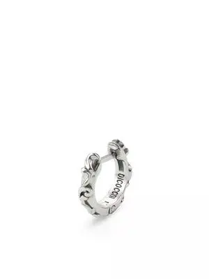 Emanuele Bicocchi Arabesque Hoop Earring - Silver