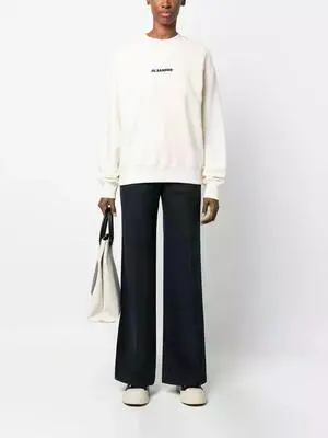 JIL SANDER Logo-print Cotton Sweatshirt