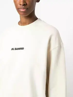 JIL SANDER Logo-print Cotton Sweatshirt
