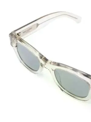 Saint Laurent Square-frame Transparent Sunglasses
