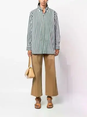 Polo Ralph Lauren High-waisted Wide Leg Cropped Trousers