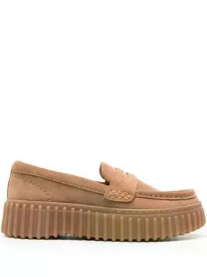 Clarks Torhill Penny Flatform Loafers