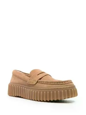 Clarks Torhill Penny Flatform Loafers