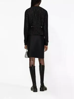 Versace Medusa Head Single-breasted Tweed Jacket