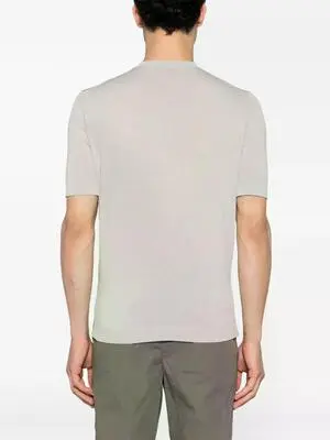 DELL'OGLIO Crew-neck Cotton T-shirt