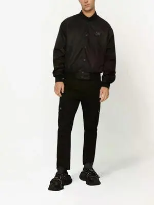 Dolce & Gabbana Logo-plaque Bomber Jacket