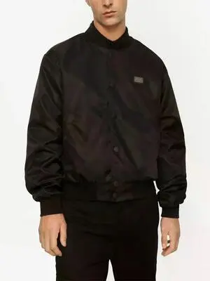 Dolce & Gabbana Logo-plaque Bomber Jacket